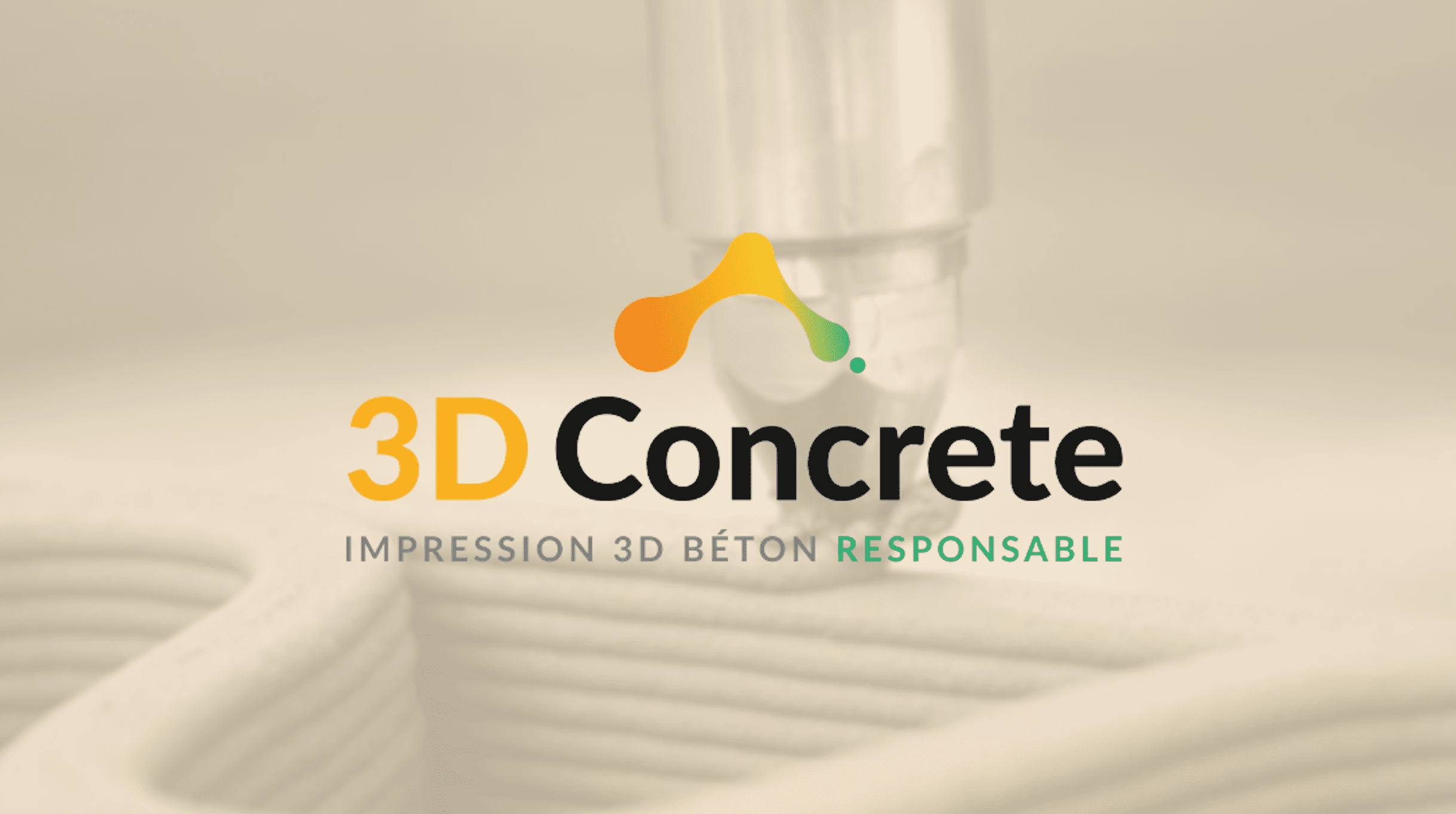 3D Concrete - Impression 3D en béton éco-responsable pour des projets ...